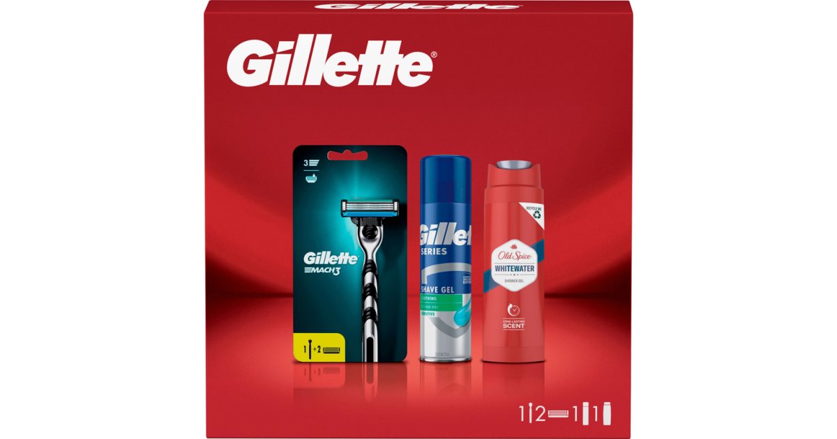 Gillette Mach3 Sensitive Gift Set for men | notino.ie