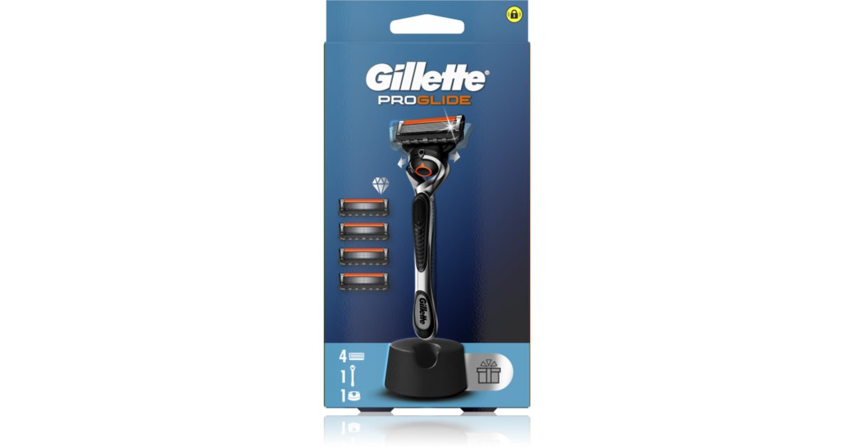 Gillette ProGlide Rasierer mit Ständer + Ersatzklingen | notino.at