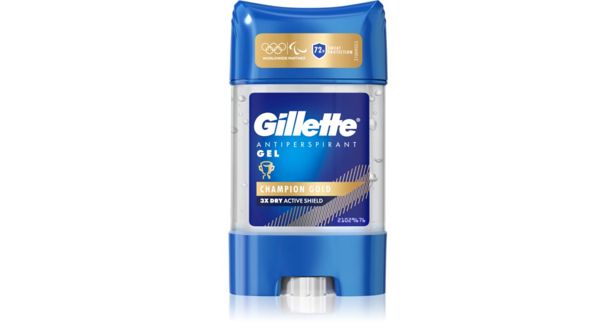 Gillette Champion Gold antiperspirant gel | notino.co.uk