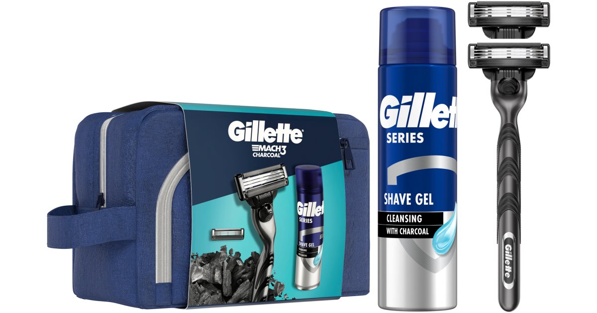 Gillette Mach3 Charcoal Gift Set voor Mannen | notino.nl