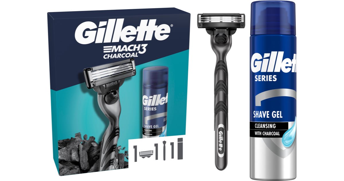 Gillette Mach3 Charcoal lote de regalo para hombre | notino.es