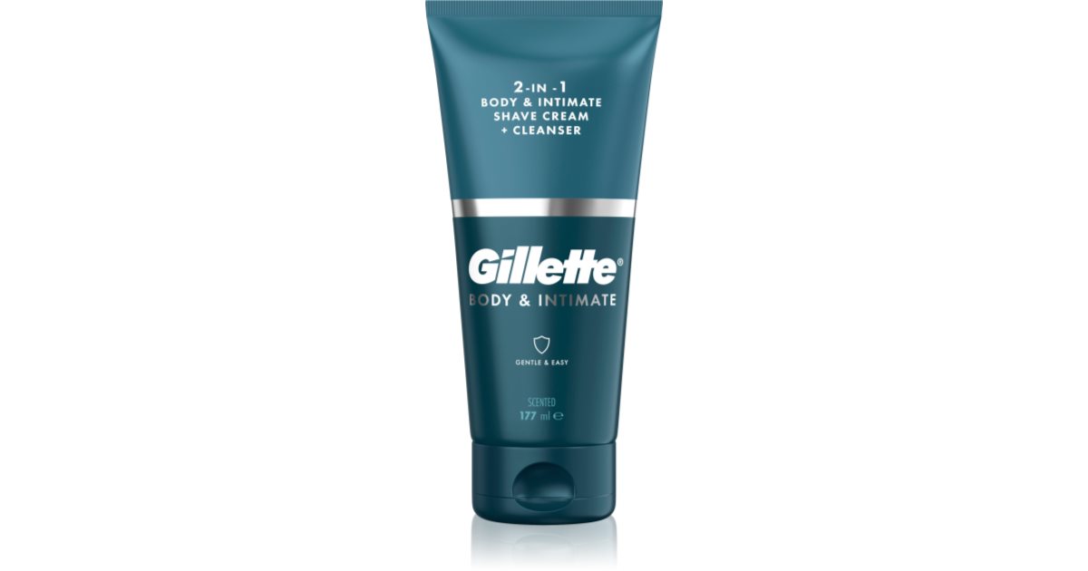 Gillette Body&Intimate 2in1 Shave Cream shaving cream for men | notino ...