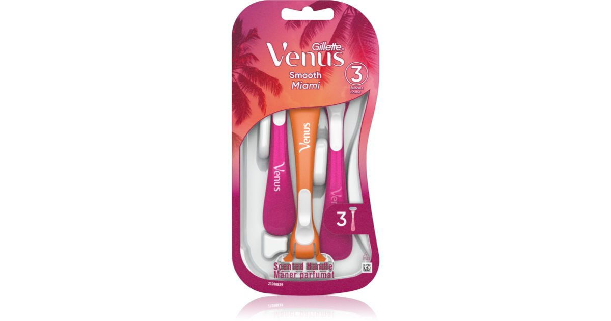 Gillette Venus Smooth Miami rasoirs jetables pour femme | notino.fr