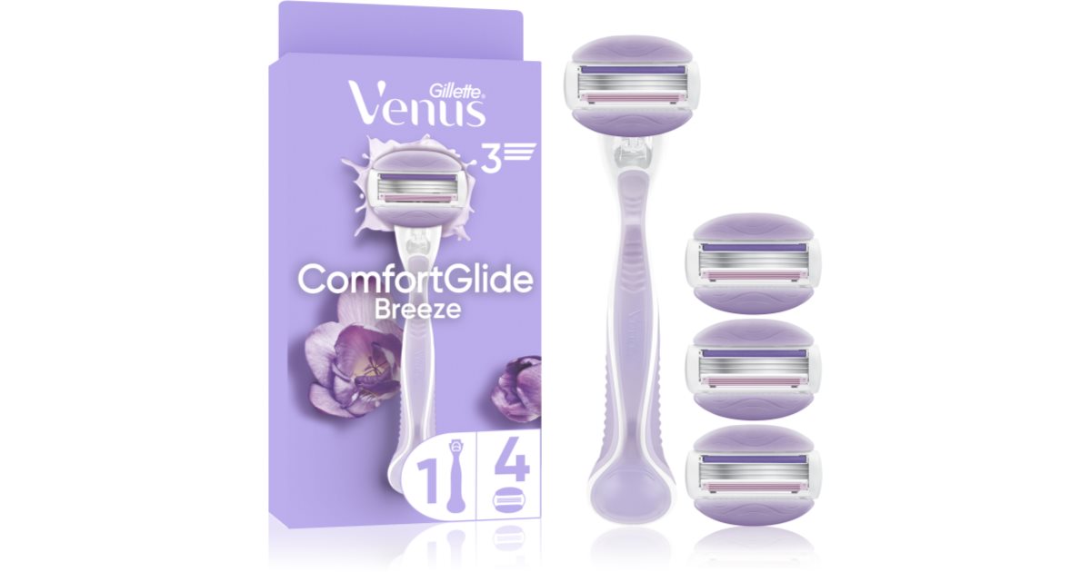 Gillette Venus ComfortGlide Breeze razor + replacement heads | notino.co.uk