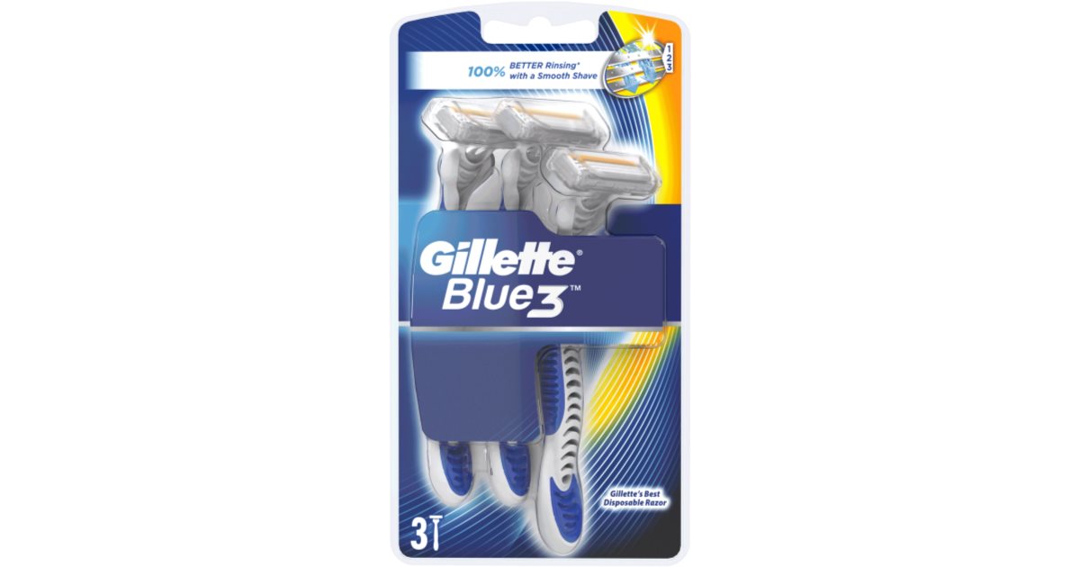 Gillette Blue 3 One Time Razors | notino.co.uk