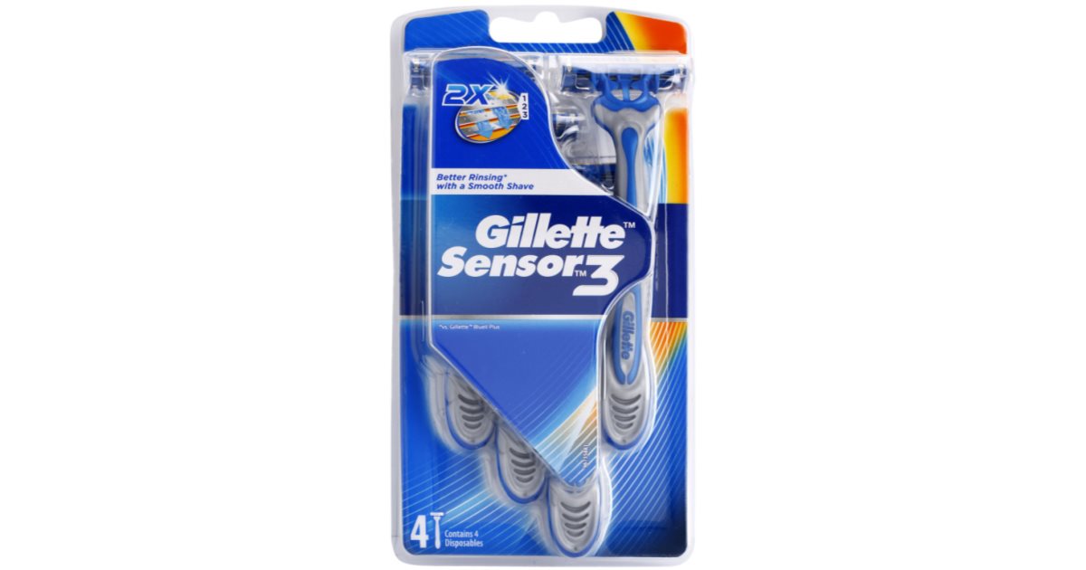 Gillette Sensor 3 One Time Razors | notino.co.uk