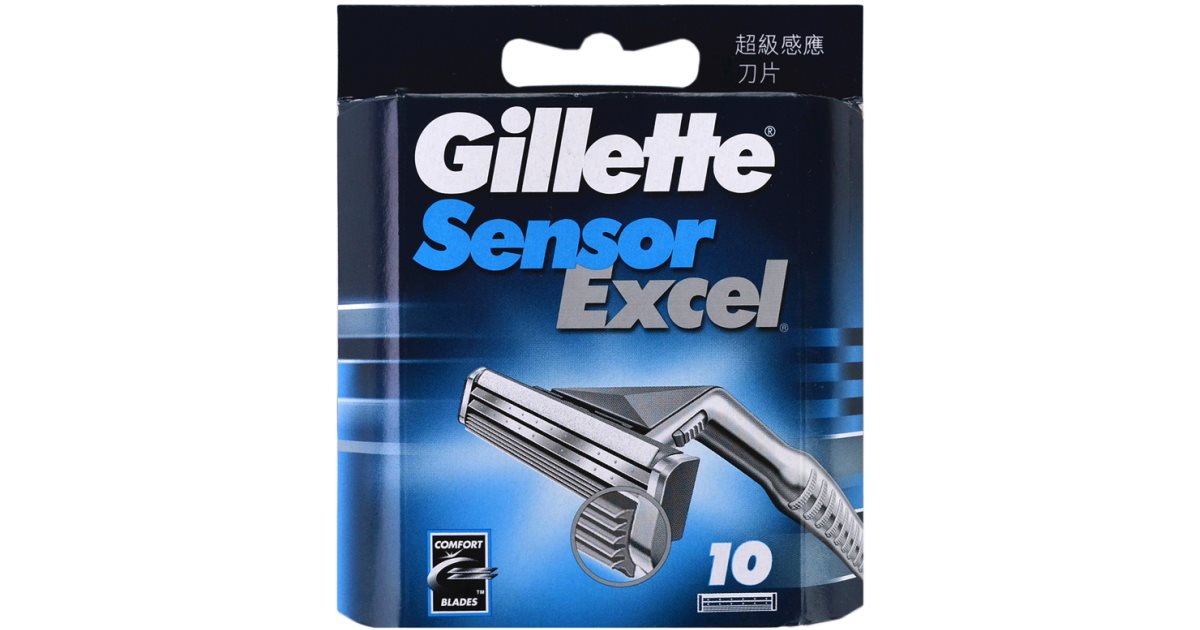 Gillette Sensor Excel Replacement Blades | notino.dk