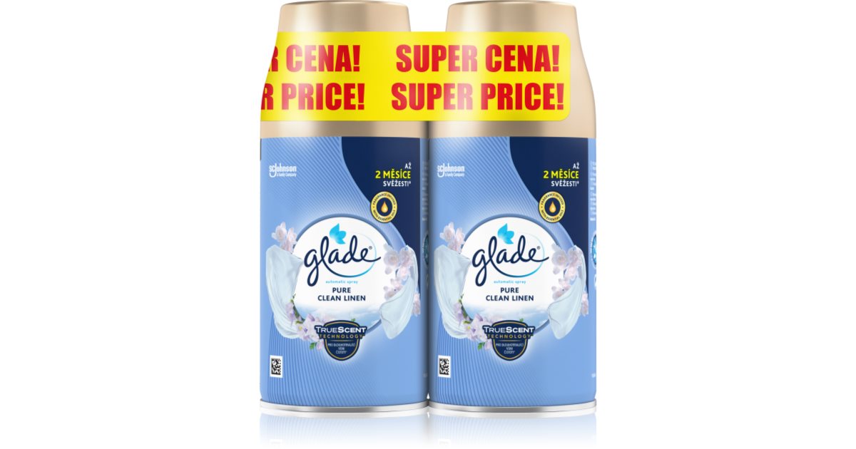 GLADE Pure Clean Linen automatic air freshener refill | notino.co.uk
