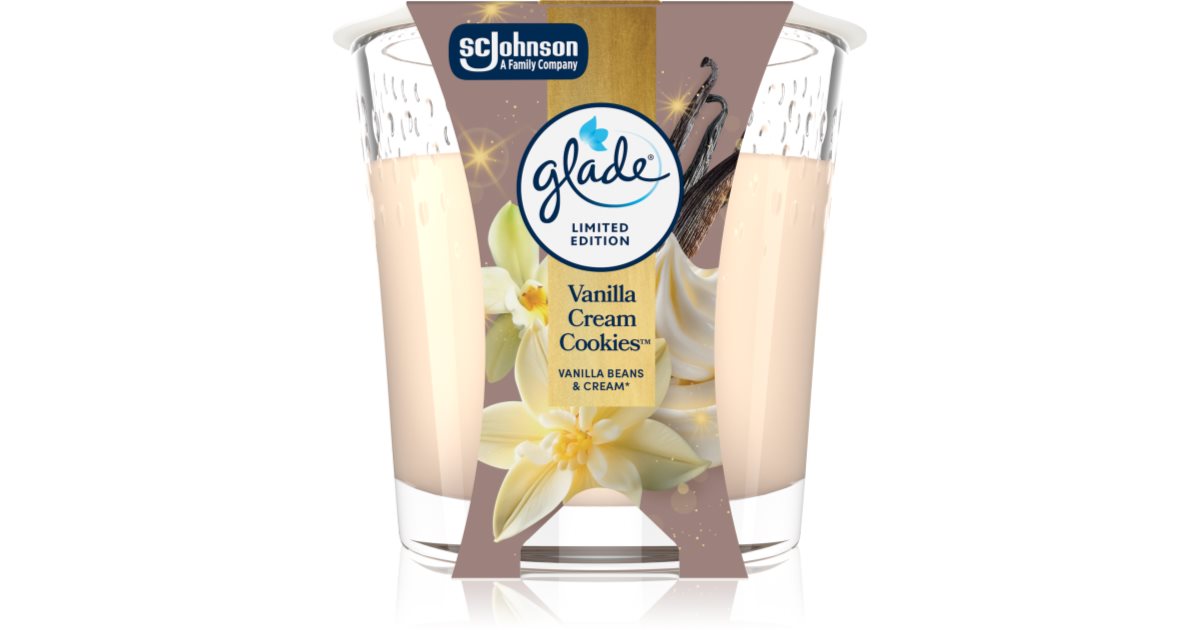 GLADE Vanilla Cream Cookies Duftkerze