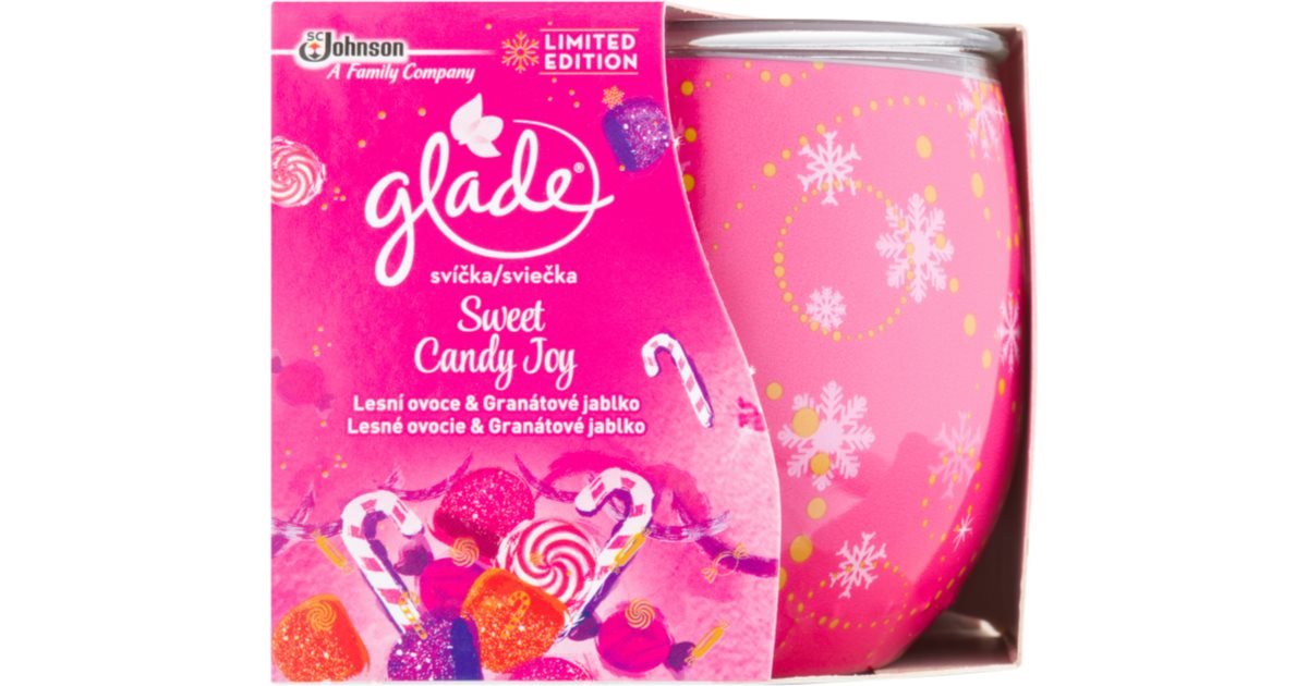 Glade Sweet Candy Joy Scented Candle 120 g | notino.co.uk