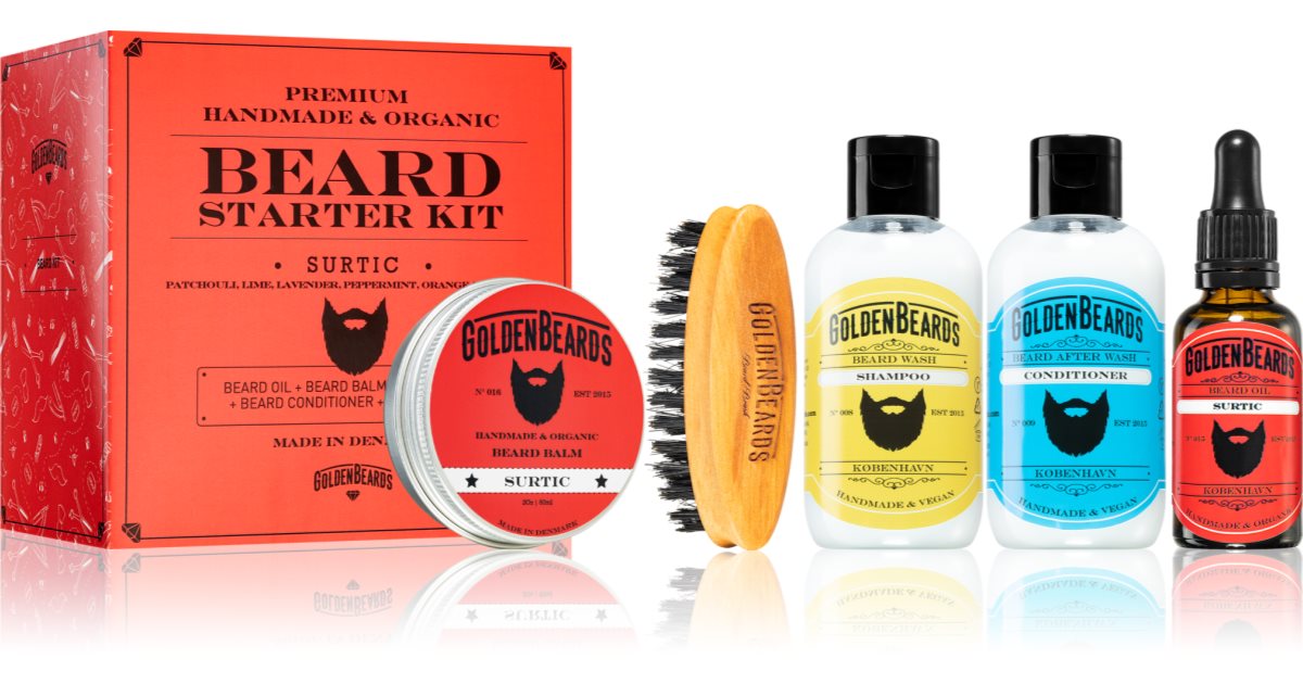 Golden Beards Beard Starter Kit Surtic sada (na vousy) pro muže | notino.cz