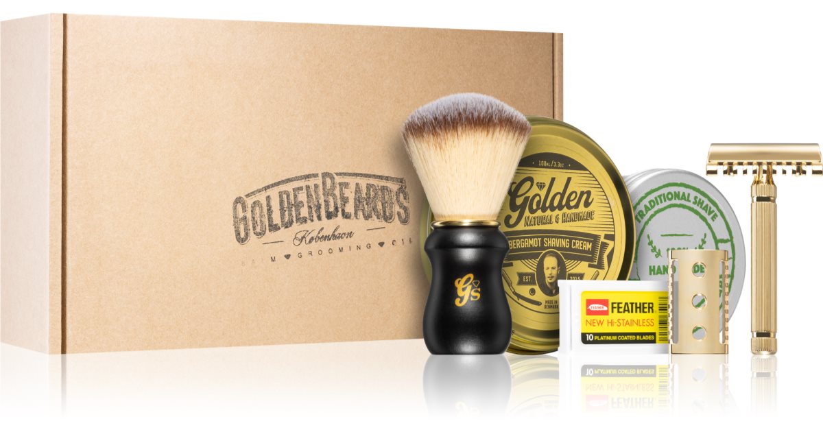Golden Beards Shaving Kit Barbersæt (til mænd) | notino.dk
