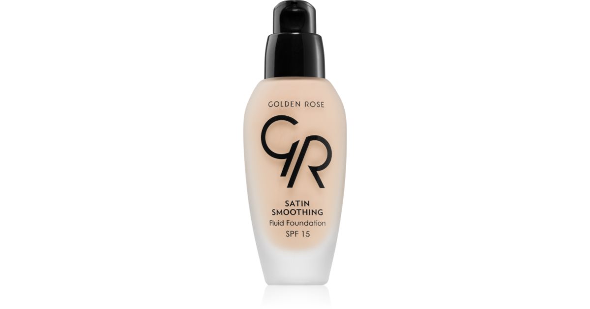 Golden Rose Satin Smoothing Long-Lasting Liquid Foundation SPF 15 ...
