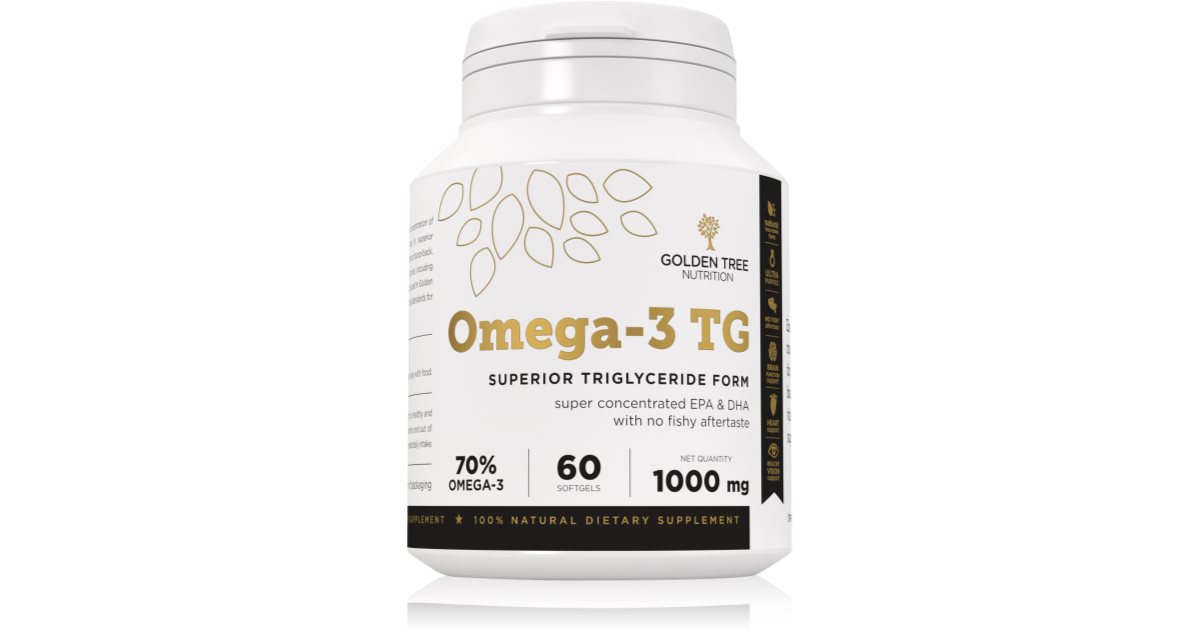 Golden Tree Omega-3 TG Nahrungsergänzungsmittel für Ihr Wohlbefinden ...