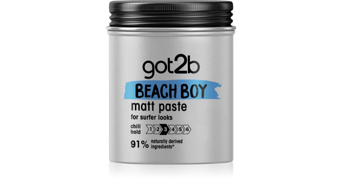 got2b Beach Boy Matte Paste for hair | notino.ie