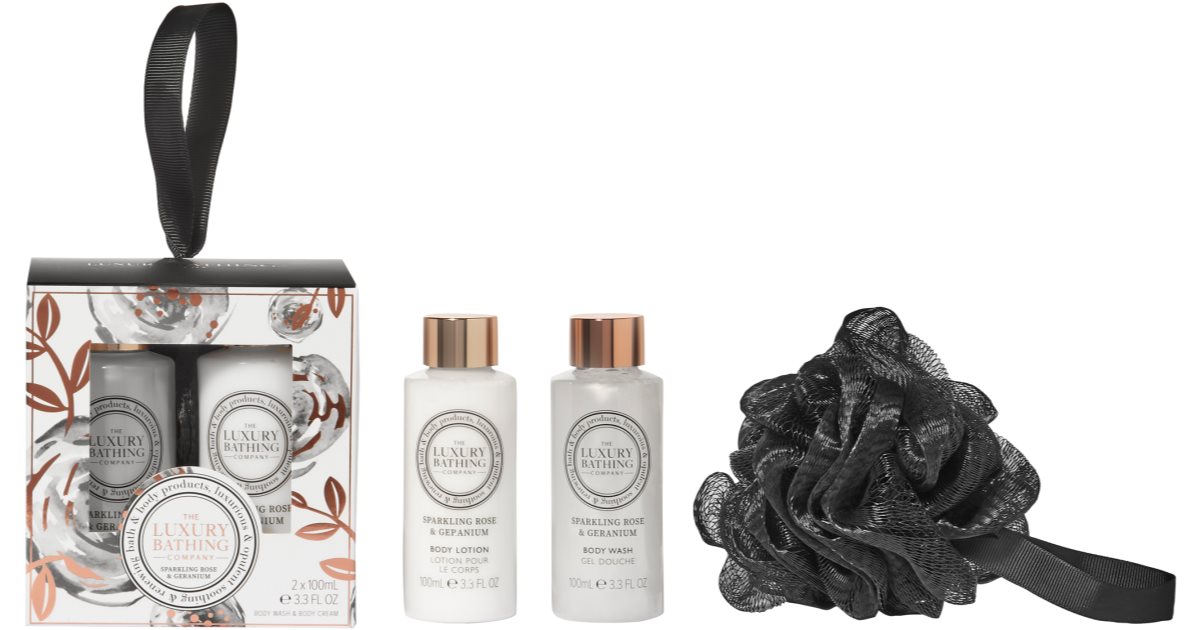 Grace Cole Luxury Bathing Sparkling Rose & Geranium dárková sada (na ...
