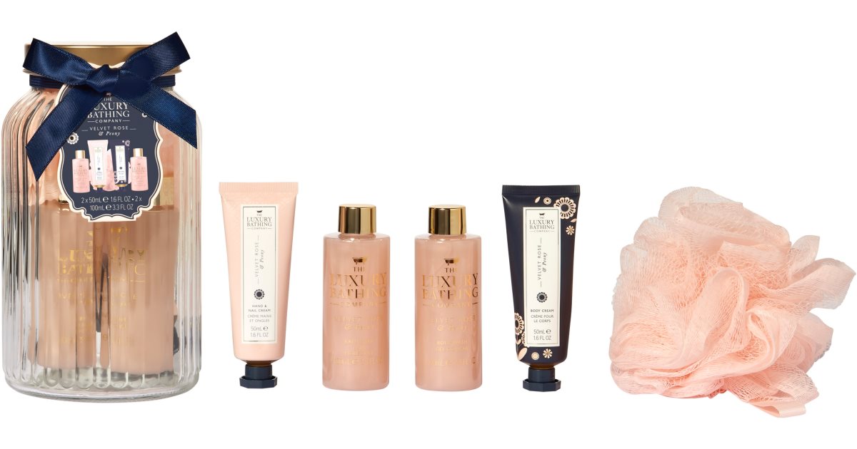 Grace Cole Luxury Bathing Velvet Rose & Peony dárková sada (na ruce a ...