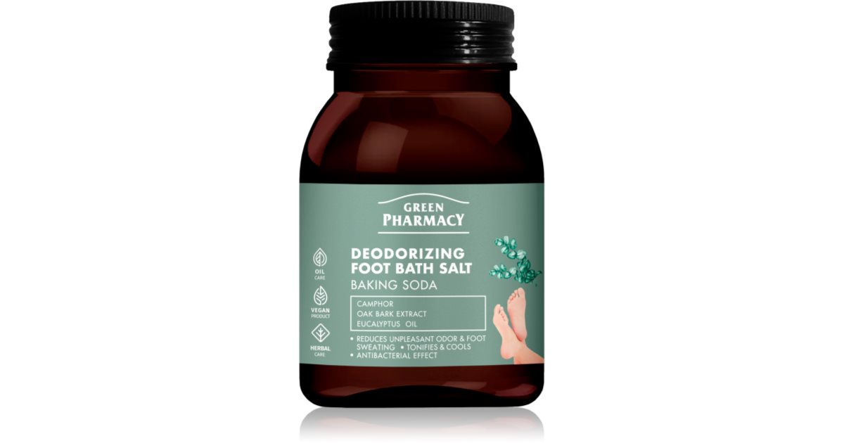 Green Pharmacy Foot Care Deodorizing Foot Bath Salt sol za kopel za ...