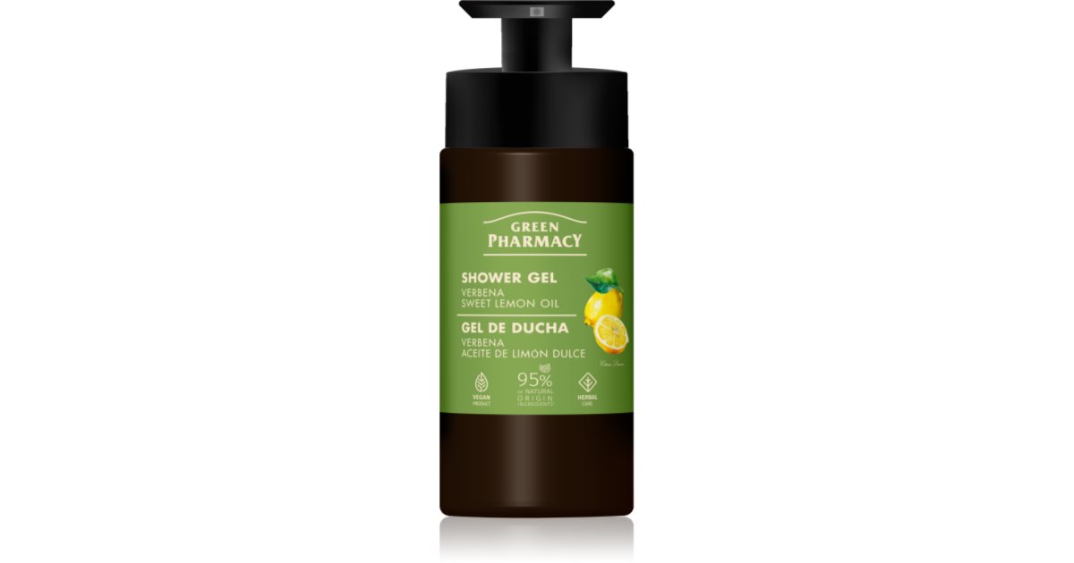 Green Pharmacy Verbena & Sweet Lemon Oil Gel douche | notino.fr
