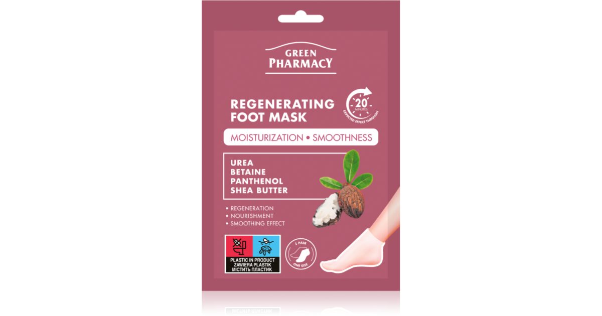 Green Pharmacy Foot Care Regenerating Foot Mask regeneracijska maska za ...