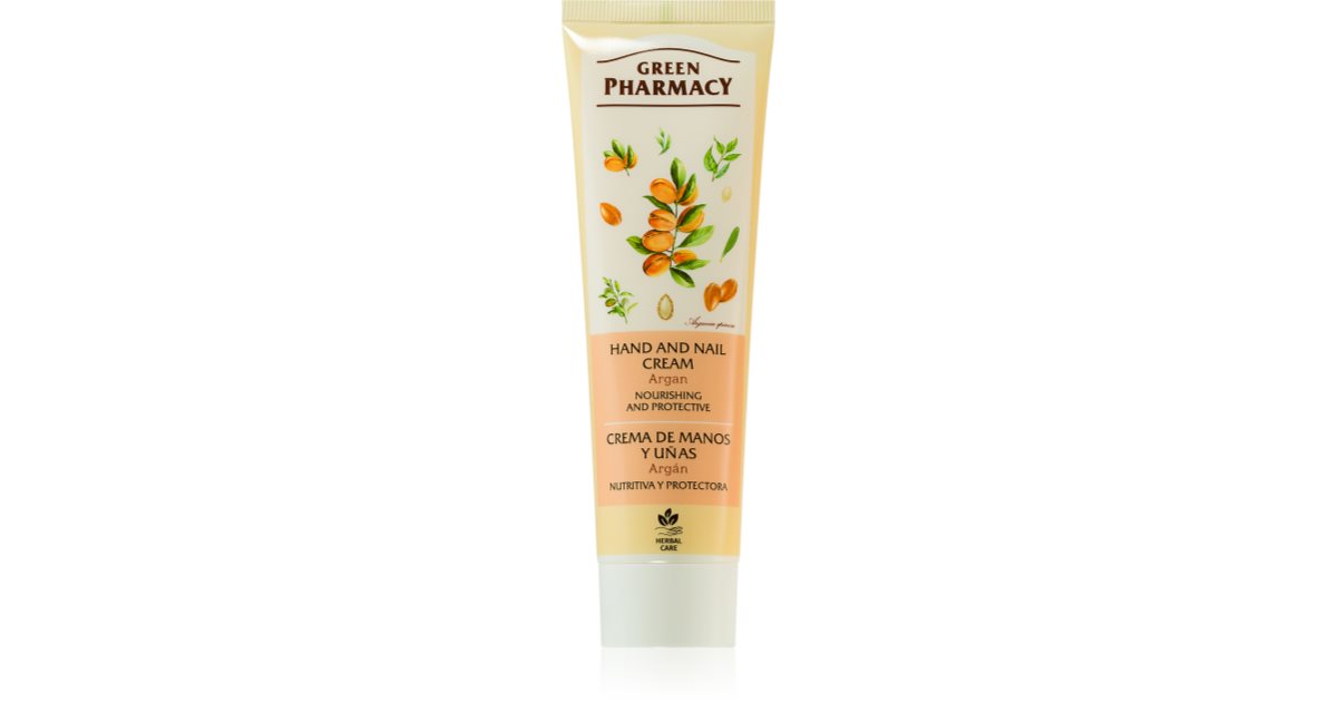 Green Pharmacy Argan Hand Cream crema nutriente per mani e unghie ...
