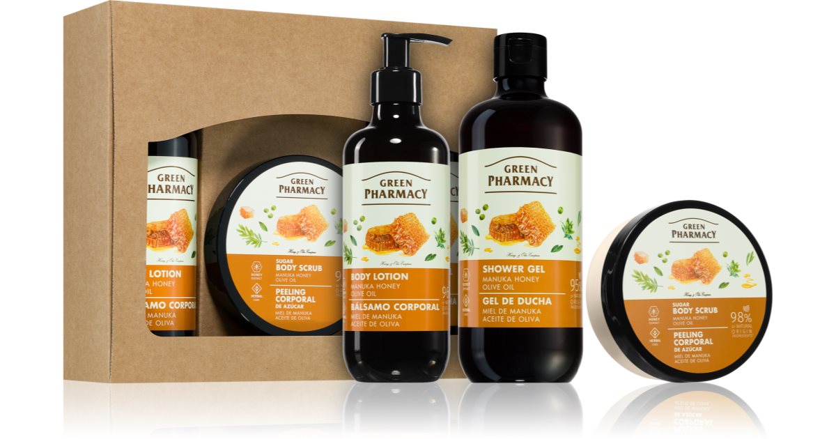 Green Pharmacy Manuka Honey & Olive Oil SET dárková sada | notino.cz