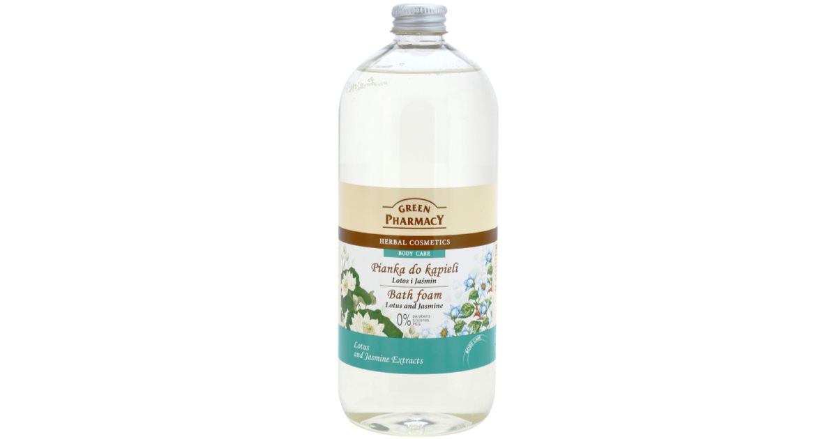 Green Pharmacy Body Care Lotus & Jasmine mousse pour le bain | notino.fr