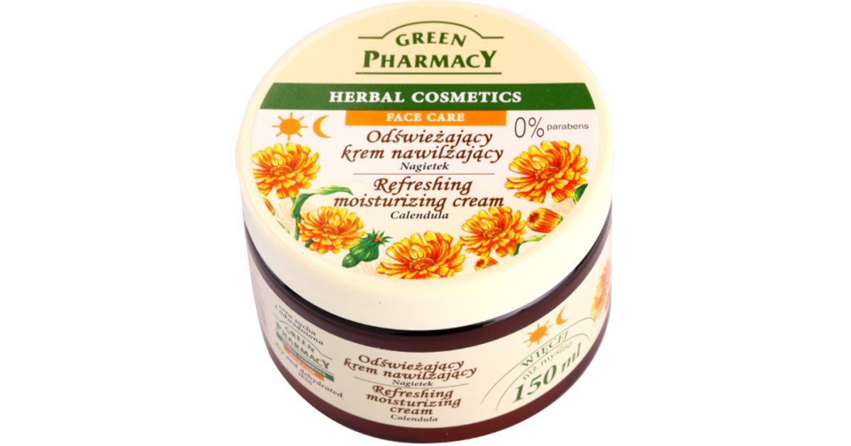 Green Pharmacy Face Care Calendula orzeźwiający krem nawilżający do ...