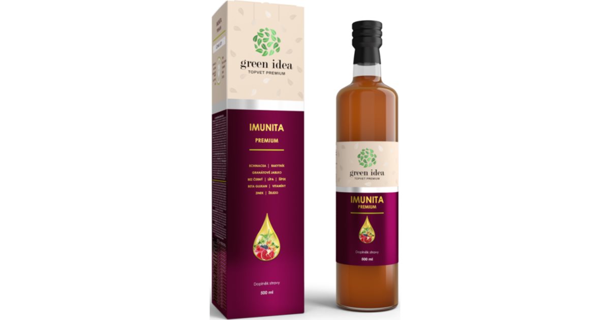 Green Idea Topvet Premium Imunita Premium herbal syrup immunity booster ...