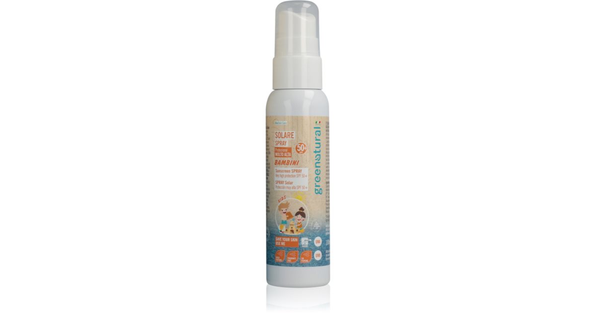 Greenatural Sunscreen Spray Kids SPF 50+ lotiune protectoare pentru ...
