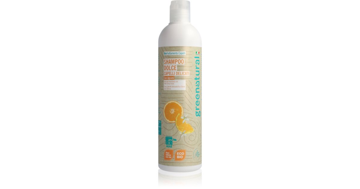 Greenatural Shampoo Citrus Fruit champú para cabello fino | notino.es