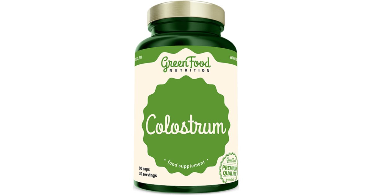 GreenFood Nutrition Colostrum podpora imunity | notino.sk