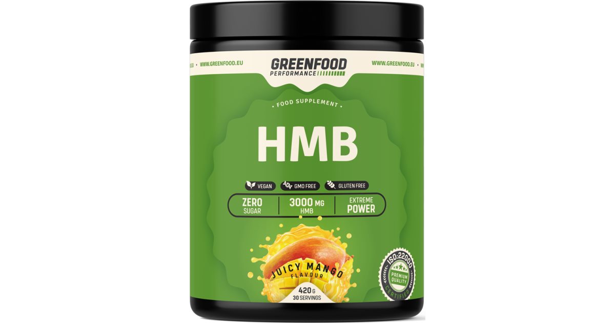 GreenFood Nutrition Performance HMB podpora růstu svalů | notino.cz
