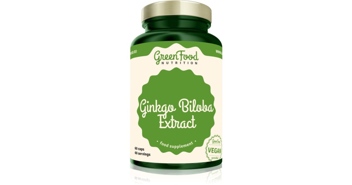 GreenFood Nutrition Ginkgo Biloba Extract capsules for better physical ...