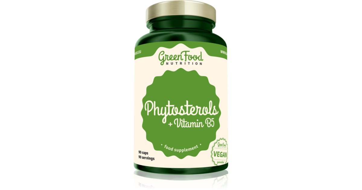 GreenFood Nutrition Phytosterols + Vitamin B5 capsule con fitosteroli ...
