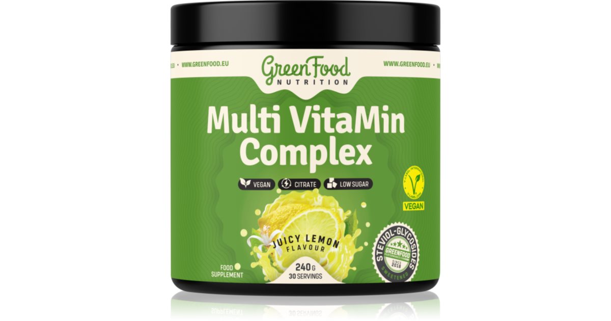 GreenFood Nutrition Multi VitaMin Complex prášek s multivitamínovým ...
