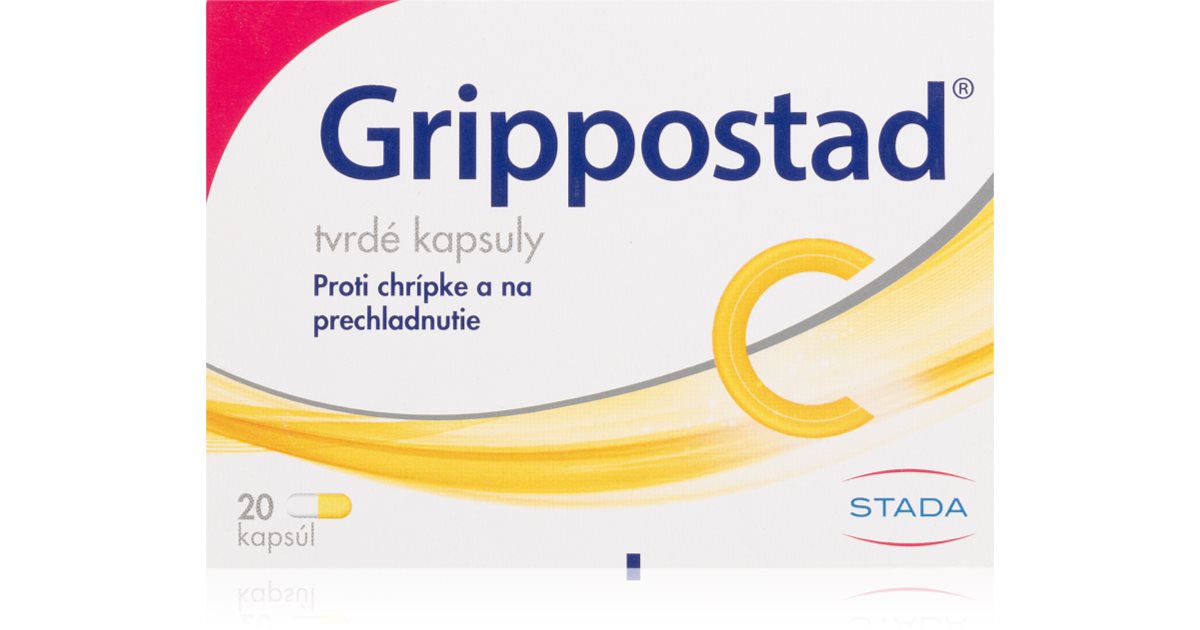 Grippostad Grippostad C 200mg kapsulės peršalimui ir gripui | notino.lt