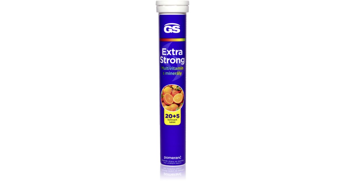 GS Multivitamin s minerály šumivé tablety s multivitamínovým komplexom ...