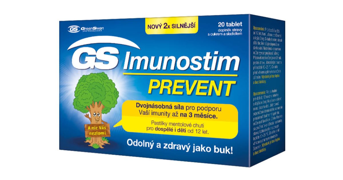 GS Imunostim Prevent tablety pro posílení imunity | notino.cz