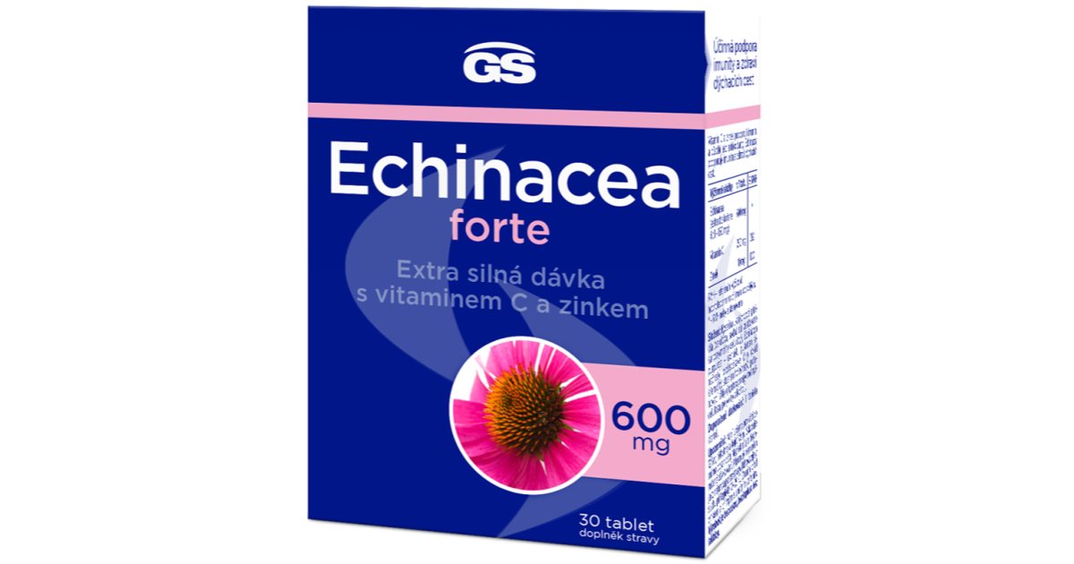 GS Echinacea Forte tablety na podporu imunitného systému recenzia ...
