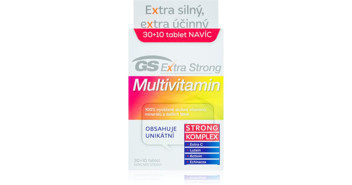 GS Extra Strong Multivitamin tablety s multivitamínovým komplexem | notino.cz