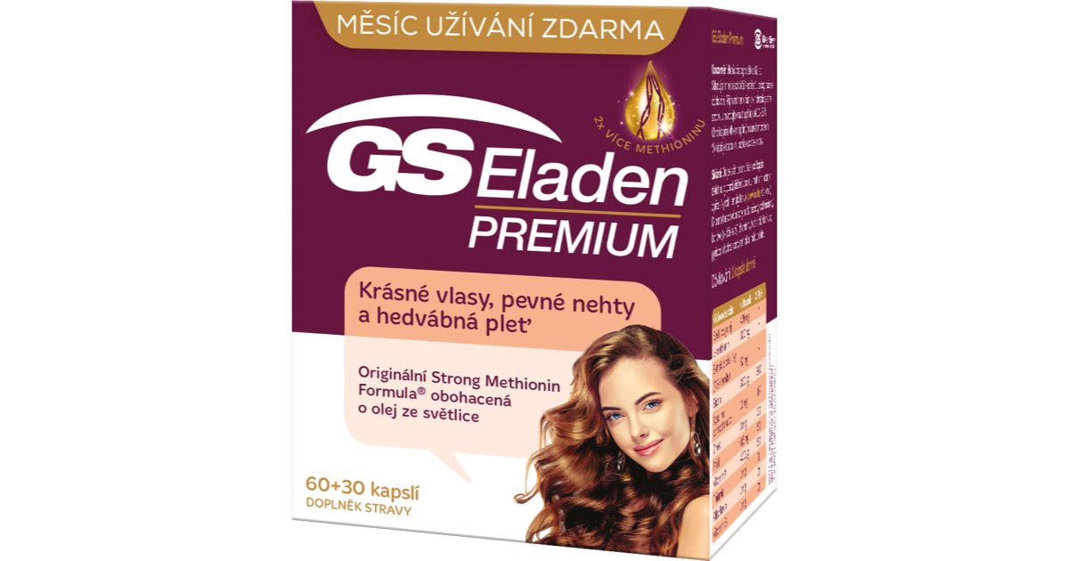 GS Eladen Premium kapsuly krásne vlasy, nechty a pokožka | notino.sk