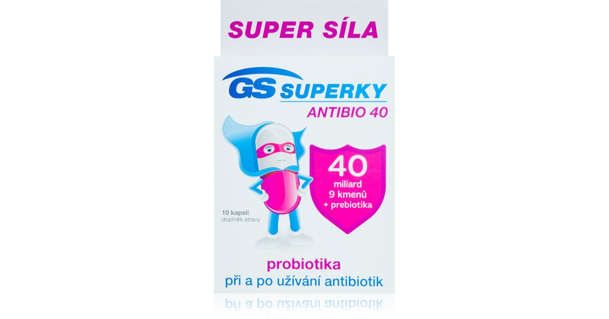 GS Superky Antibio 40 kapsuly s probiotikami | notino.sk