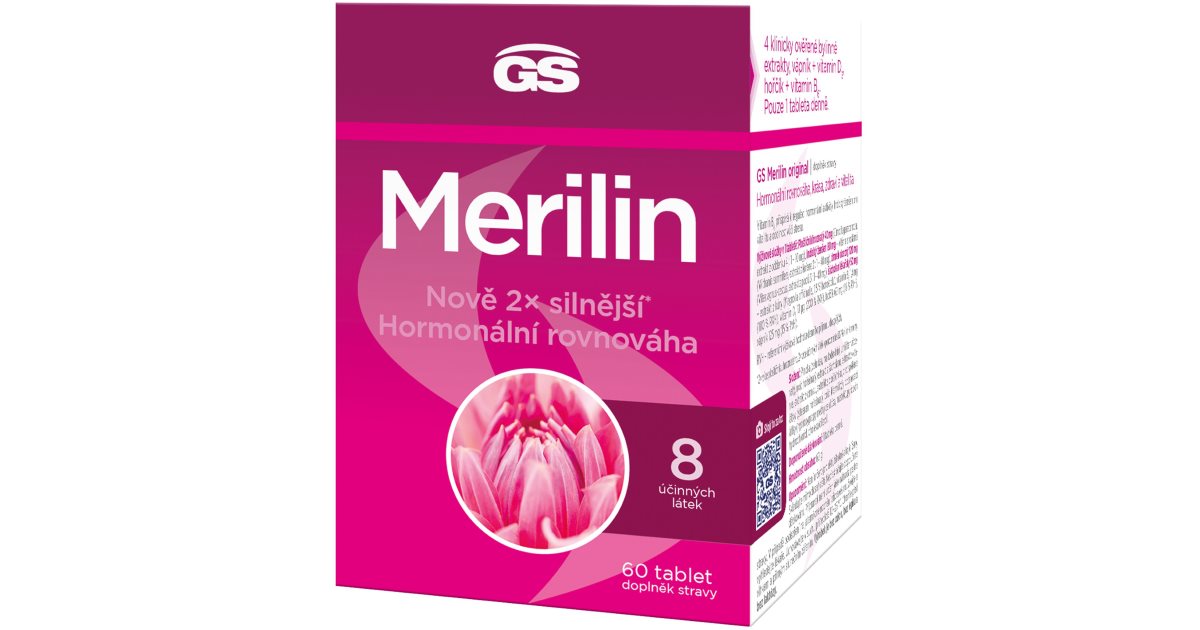 GS Merilin original tablety pro podporu komfortu při menopauze | notino.cz
