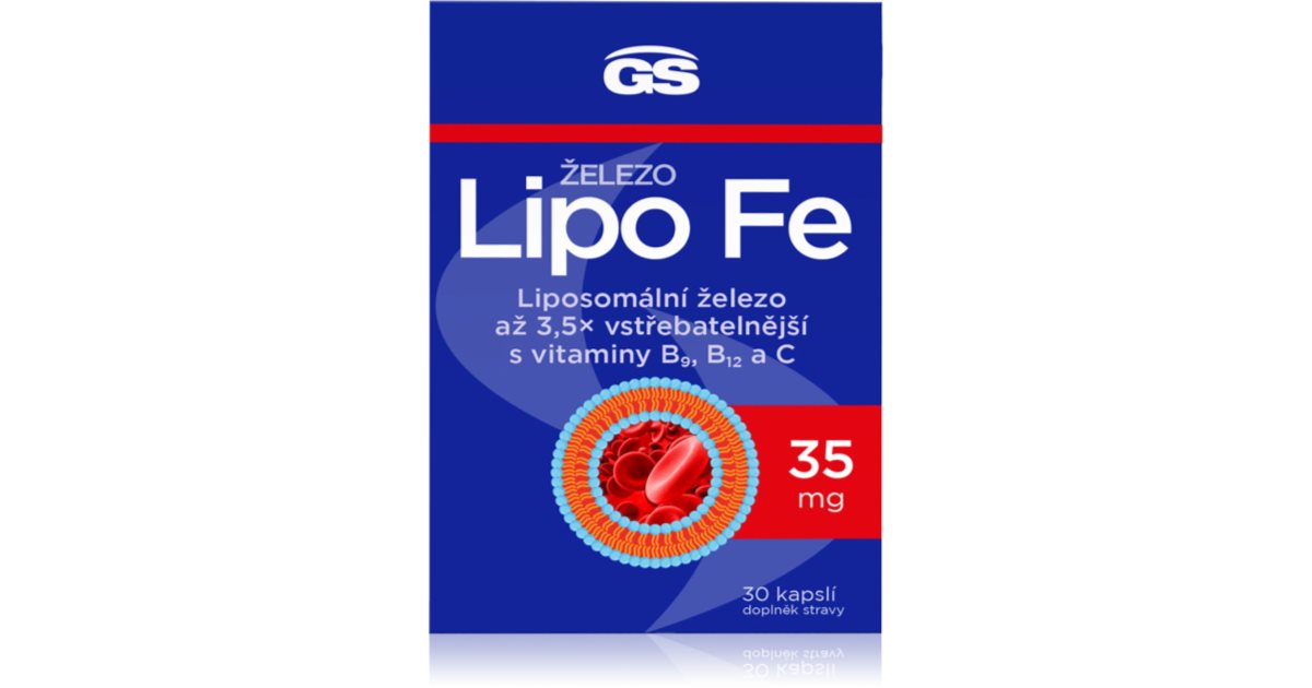GS Lipo Fe kapsle s obsahem železa | notino.cz