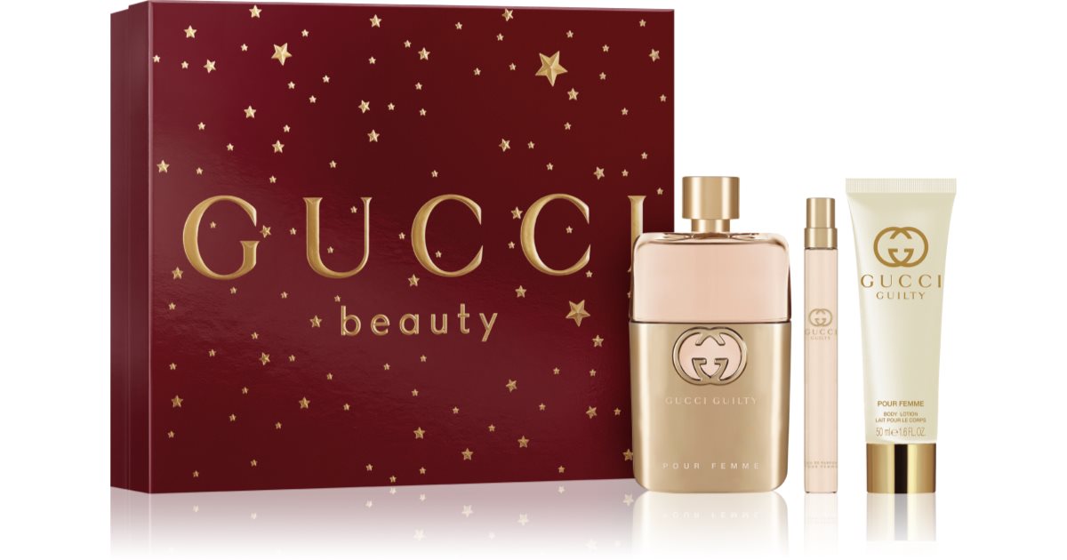 Gucci Guilty Pour Femme gift set for women | notino.co.uk