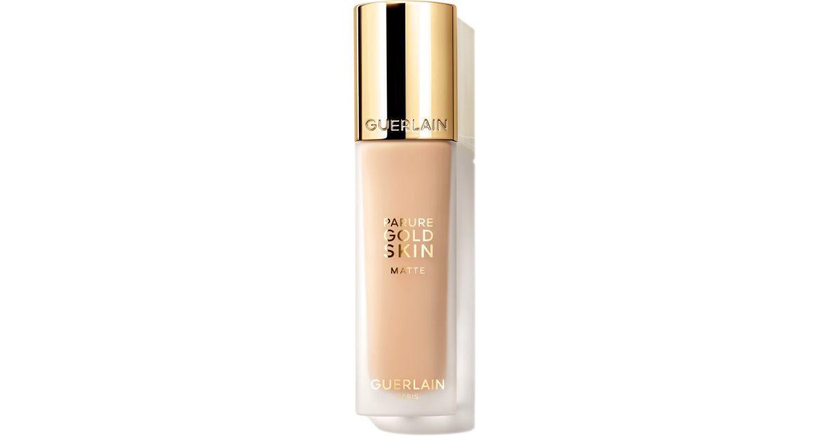 GUERLAIN Parure Gold Skin Matte Foundation дълготраен матиращ фон дьо ...