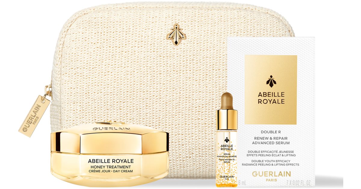 GUERLAIN Abeille Royale Age-Defying Ritual Honey Treatment Day Cream coffret de soins visage ...