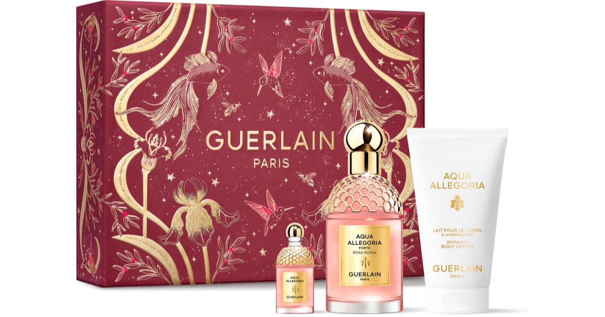 GUERLAIN Aqua Allegoria Rosa Rossa Forte Gift Set limited edition for ...