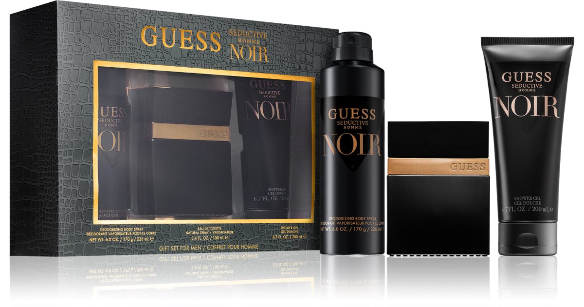 Guess Seductive Homme Noir gift set X for men | notino.co.uk